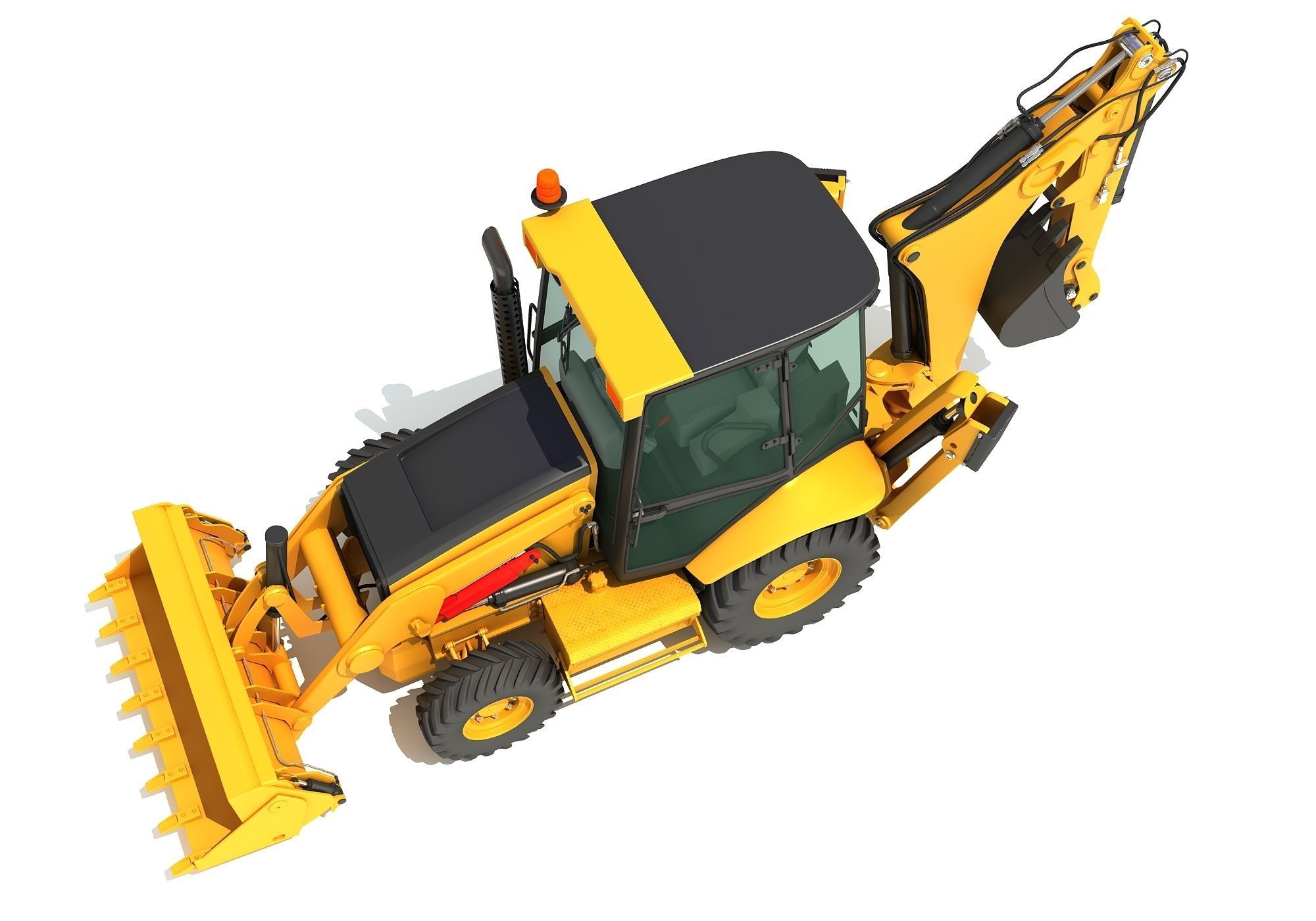 Backhoe Loader 3D Models 3D model | CGTrader