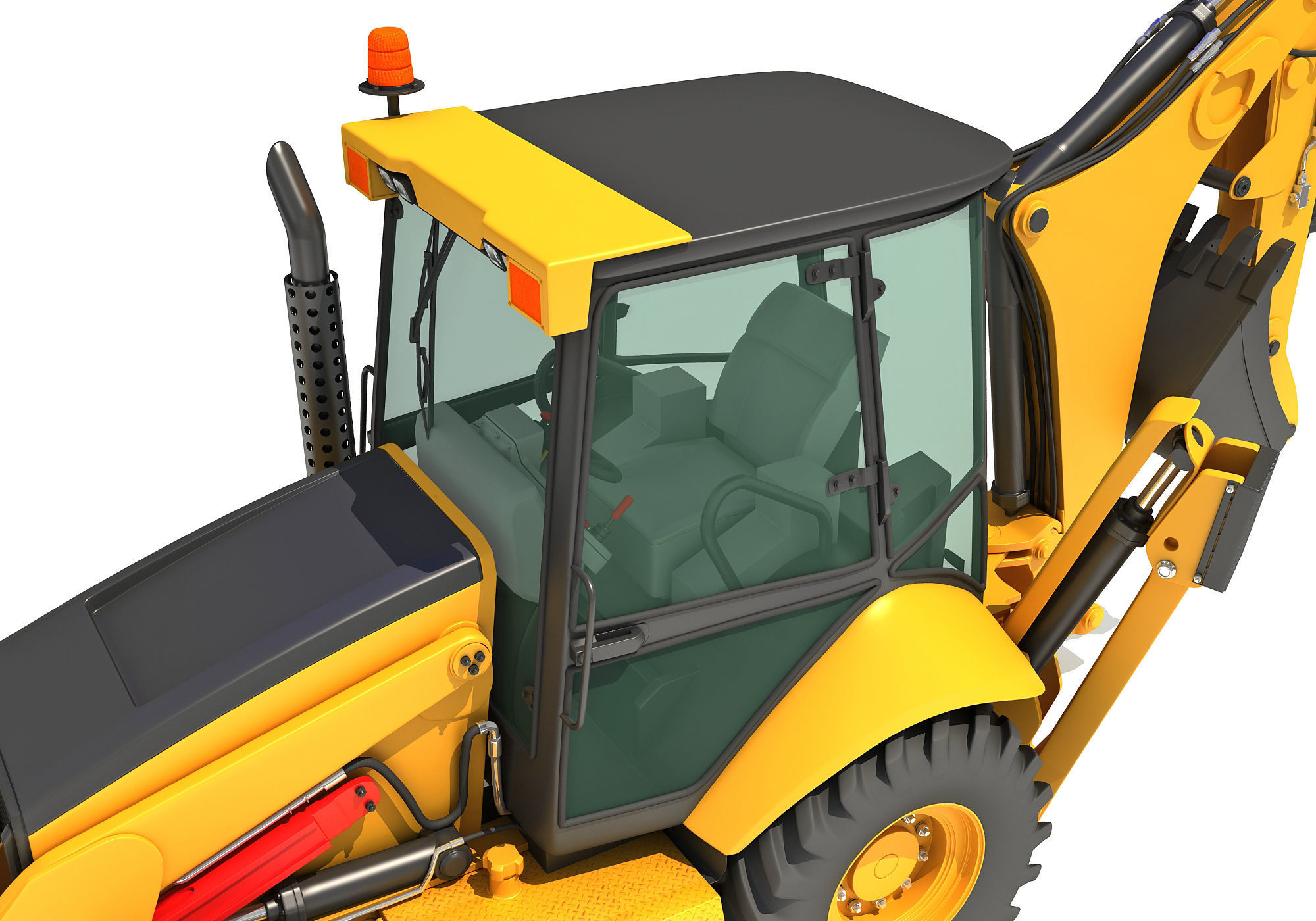 Backhoe Loader 3D Models 3D model | CGTrader