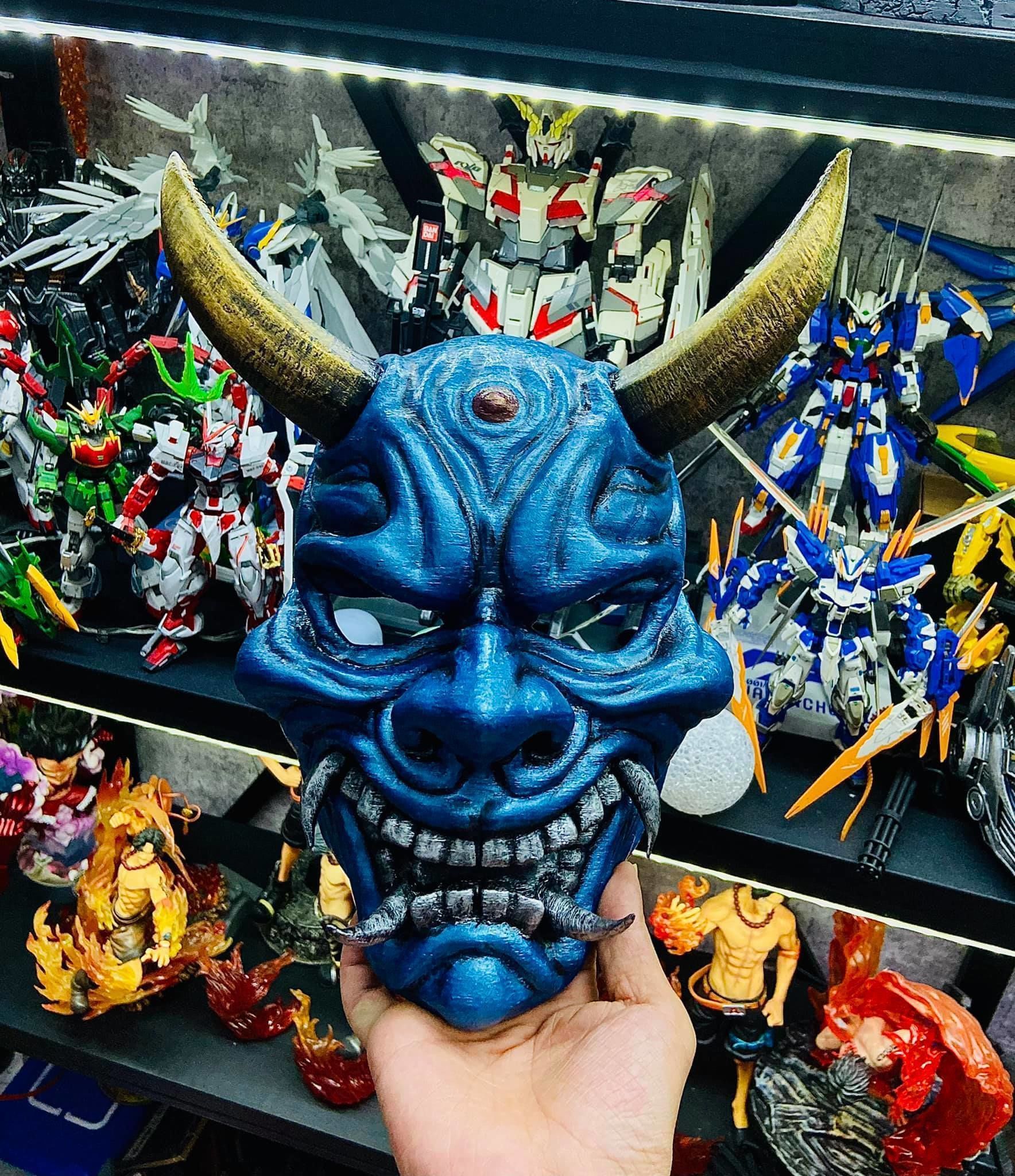 Hannya Mask -Satan Mask - Demon Mask for cosplay 3D model 3D printable ...