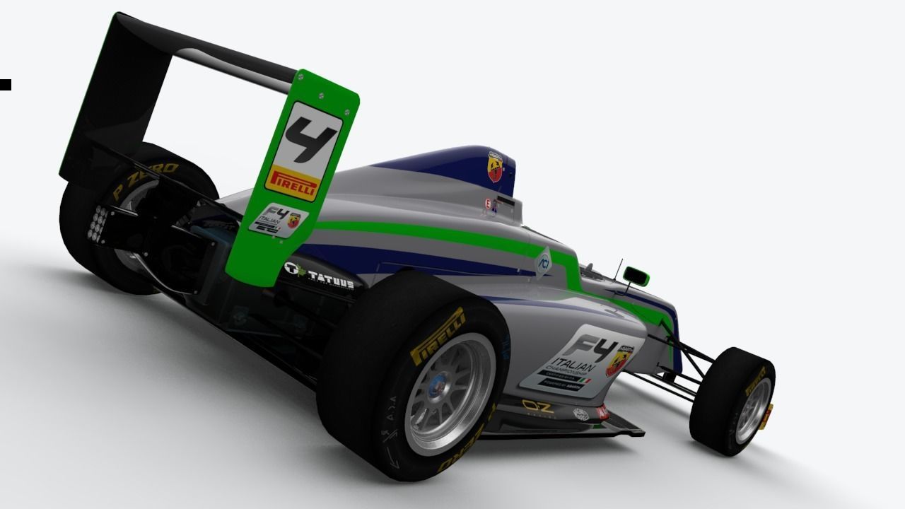 3D model Tatuus T014 - Formula 4 - abarth VR / AR / low-poly | CGTrader