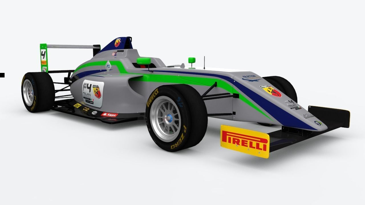 3D model Tatuus T014 - Formula 4 - abarth VR / AR / low-poly | CGTrader