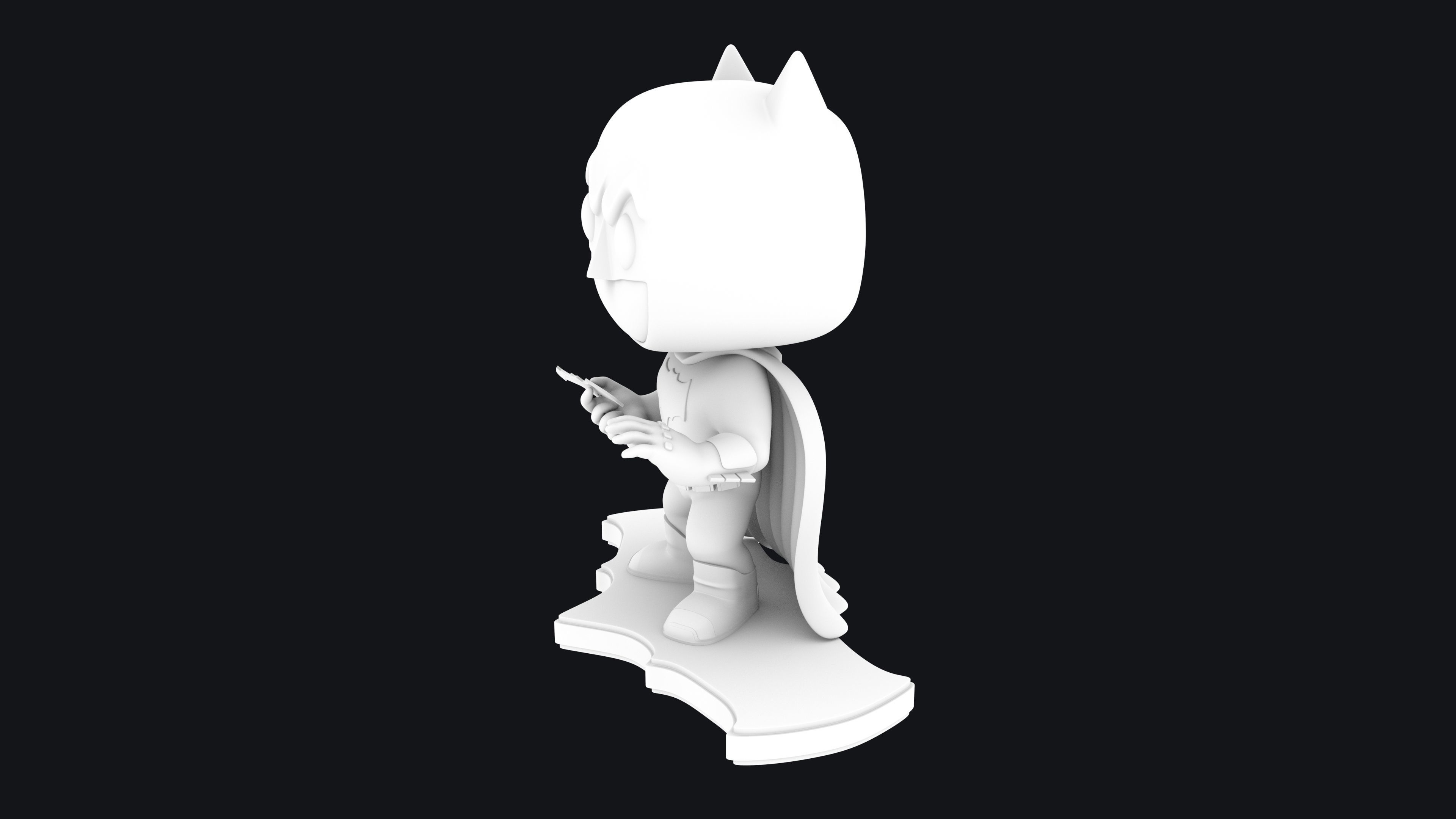 Funko Pop Vinyl DC BvS Batman 3D model | CGTrader