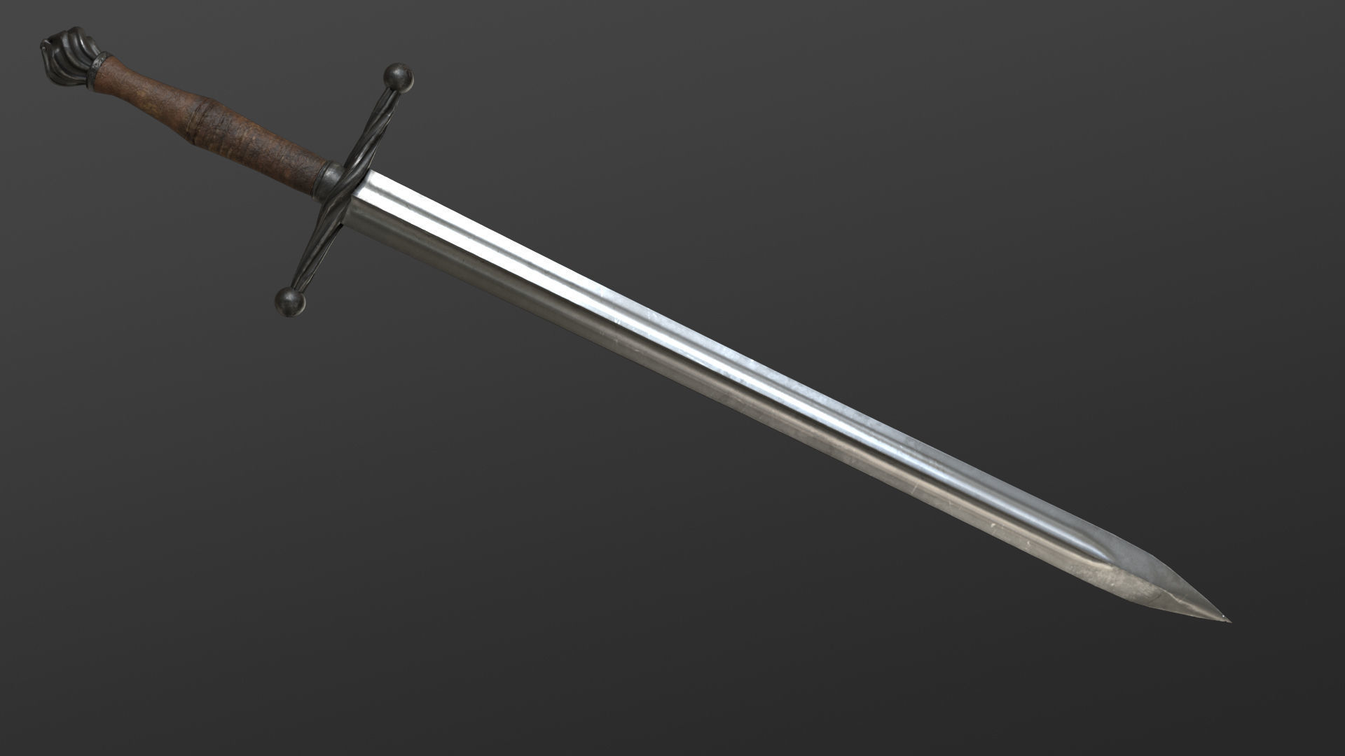 Realistic Medieval Sword free VR / AR / low-poly 3D model | CGTrader