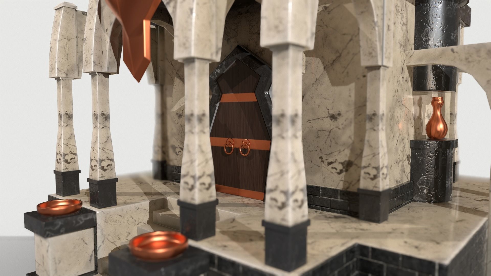 3D model Odin Temple VR / AR / low-poly | CGTrader