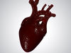 3D model Heart Covered In Blood Rigged Animated PBR VR / AR / low-poly ...