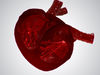 3D model Heart Covered In Blood Rigged Animated PBR VR / AR / low-poly ...