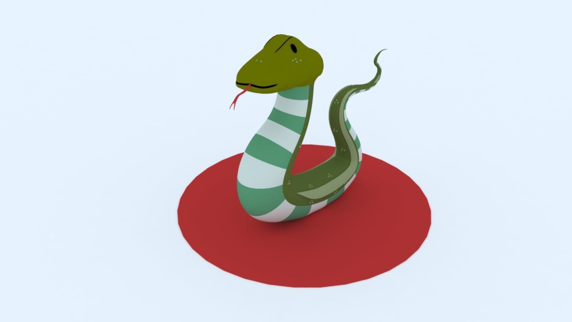3D Snake Model 3D model 3D printable | CGTrader