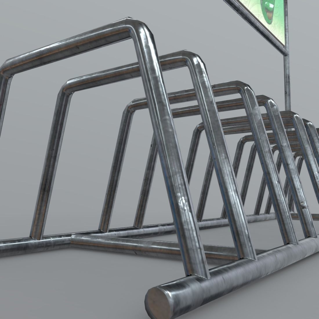 3D model Bicycle Stand VR / AR / low-poly | CGTrader