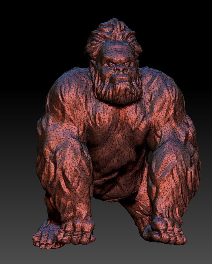 king kong 3d model 3D model 3D printable | CGTrader