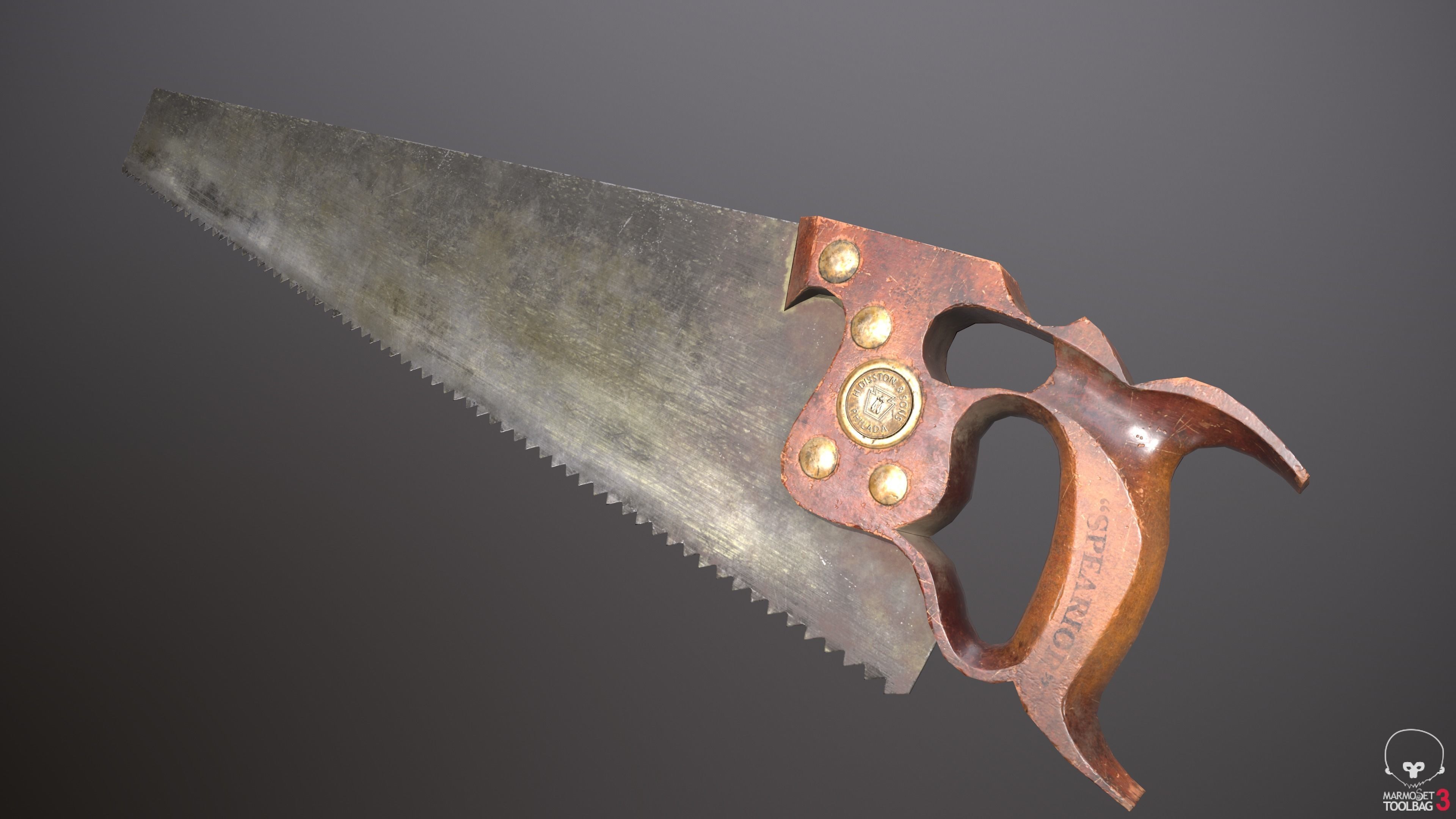 3D model Hand Saw VR / AR / low-poly | CGTrader
