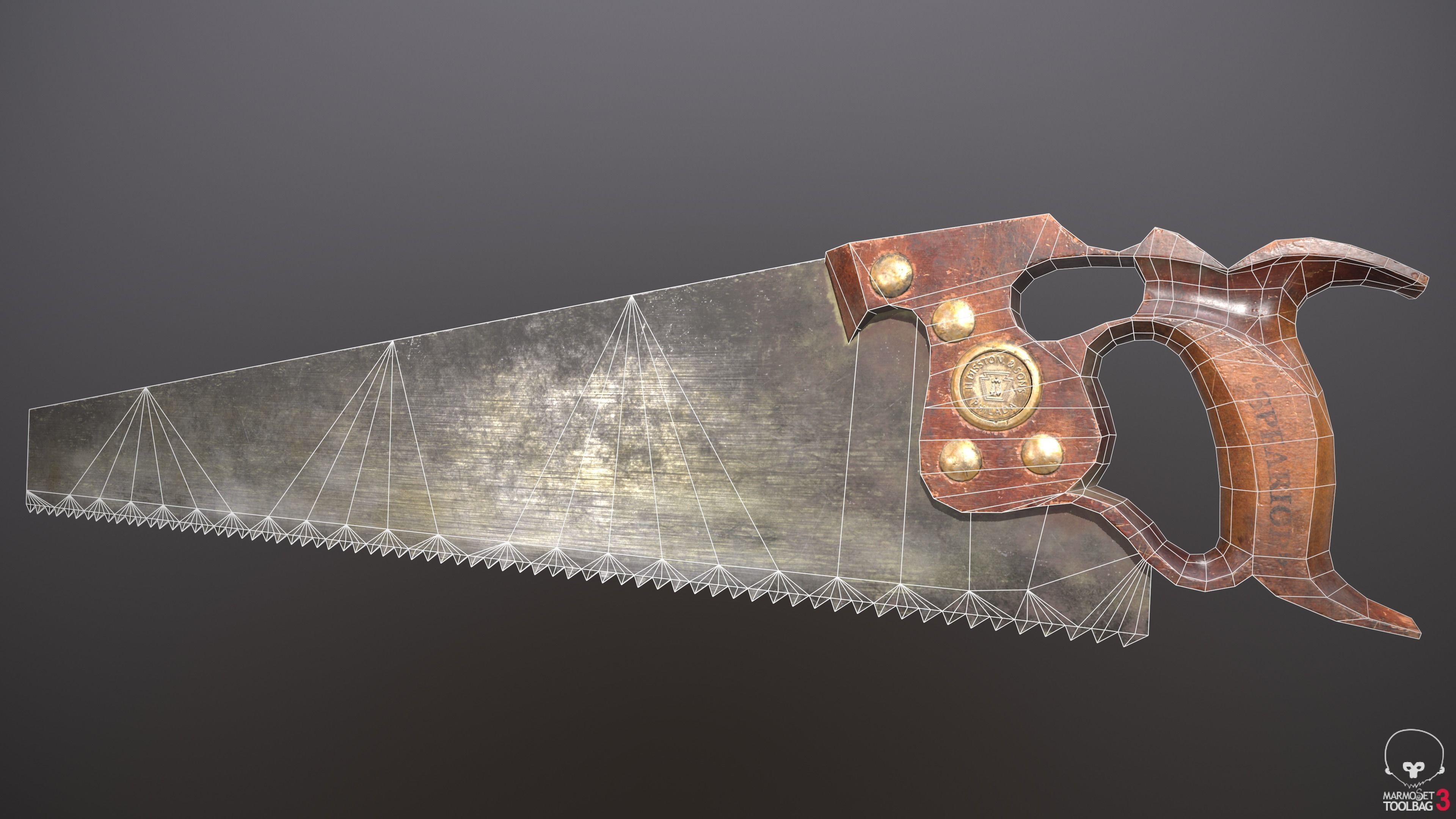 3D model Hand Saw VR / AR / low-poly | CGTrader