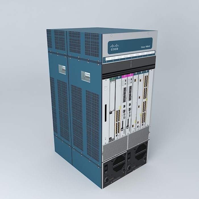 Cisco 7609s Router 3D Model .max .obj .3ds .fbx .stl .dae - CGTrader.com