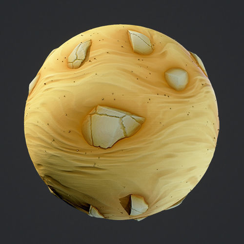 Texture Stylized Lost Oasis PBR material pack VR / AR / low-poly | CGTrader