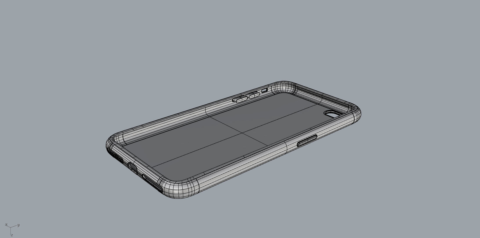 3D model Iphone 8plus case 3D model VR / AR / low-poly | CGTrader