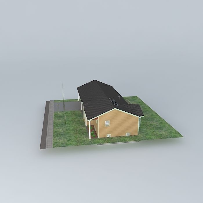 Split Entry house free 3D model | CGTrader