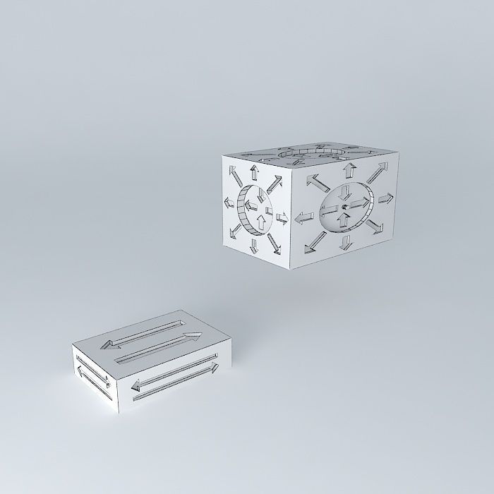 Layer 3 and Layer 2 switch symbols 3D model | CGTrader