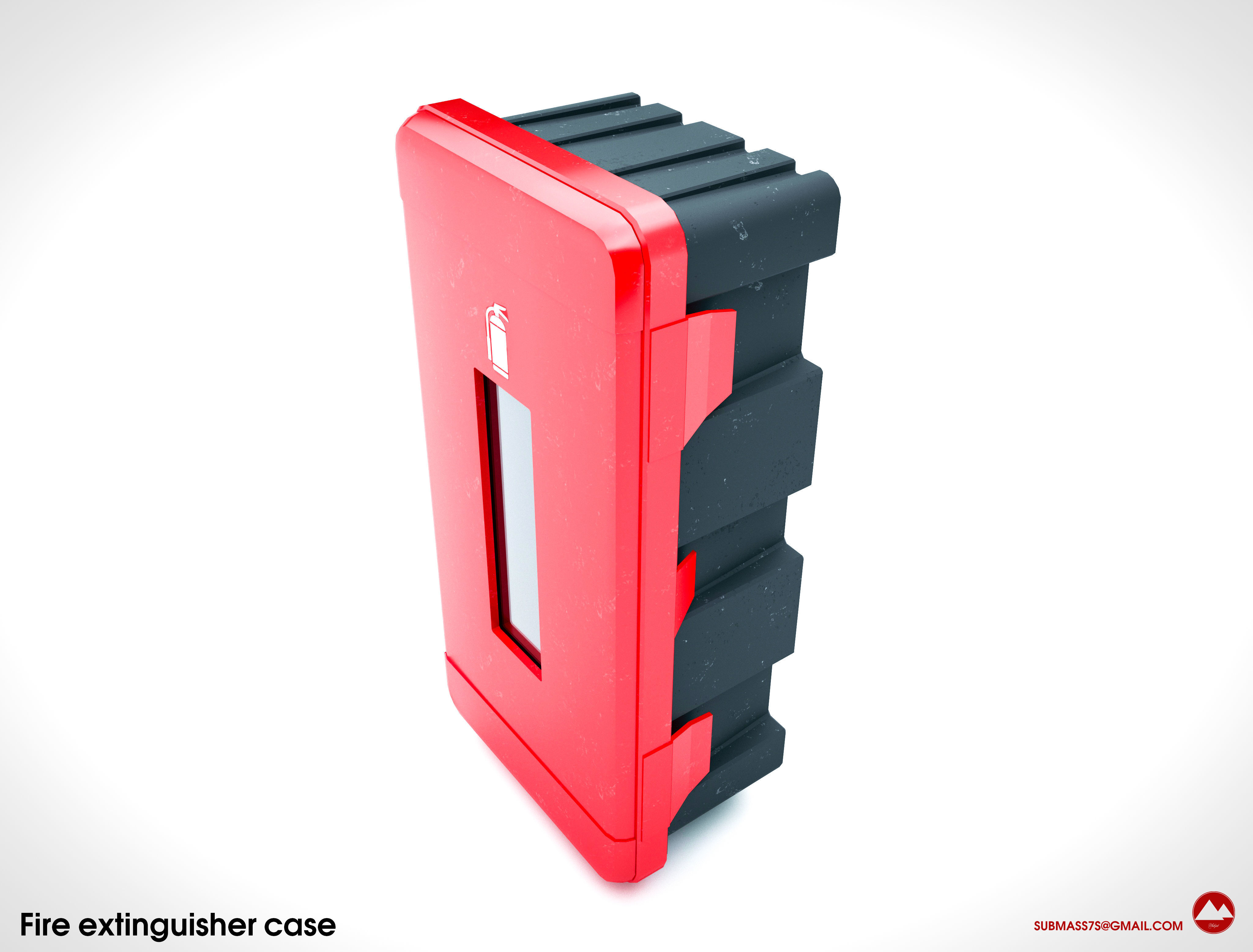 3D model Fire extinguisher case 3D model VR / AR / low-poly | CGTrader