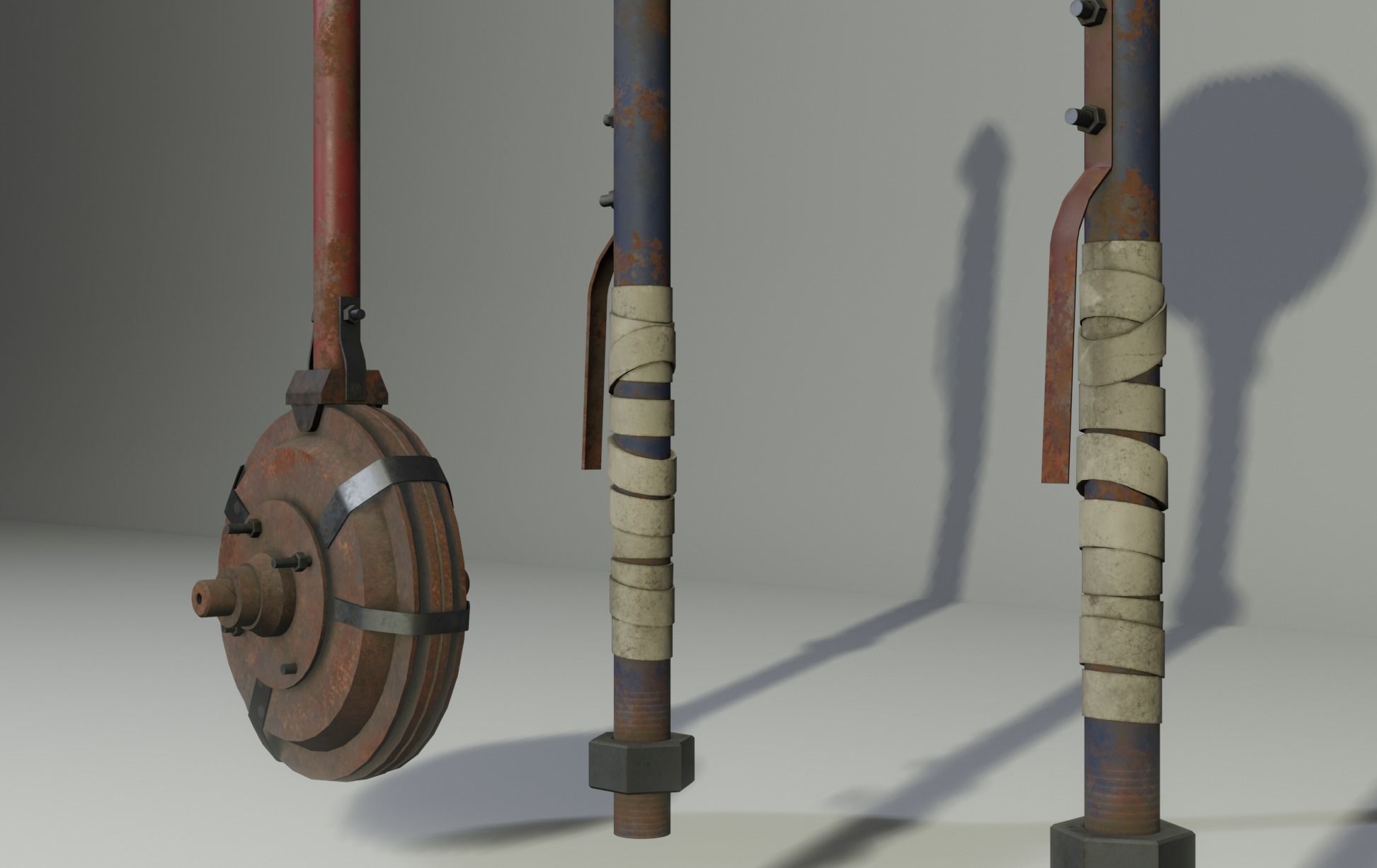post apocalyptic Sledge Mace free VR / AR / low-poly 3D model | CGTrader