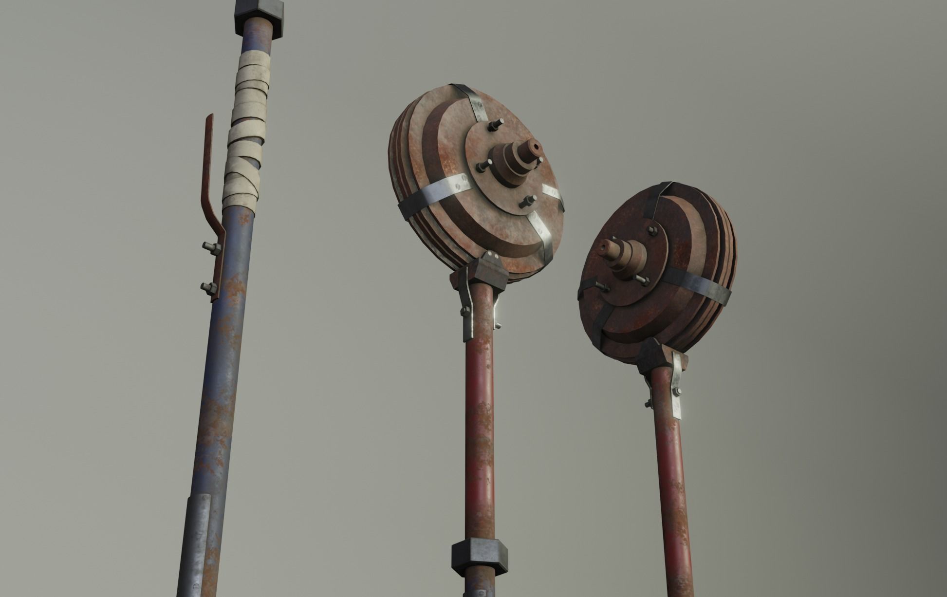 post apocalyptic Sledge Mace free VR / AR / low-poly 3D model | CGTrader