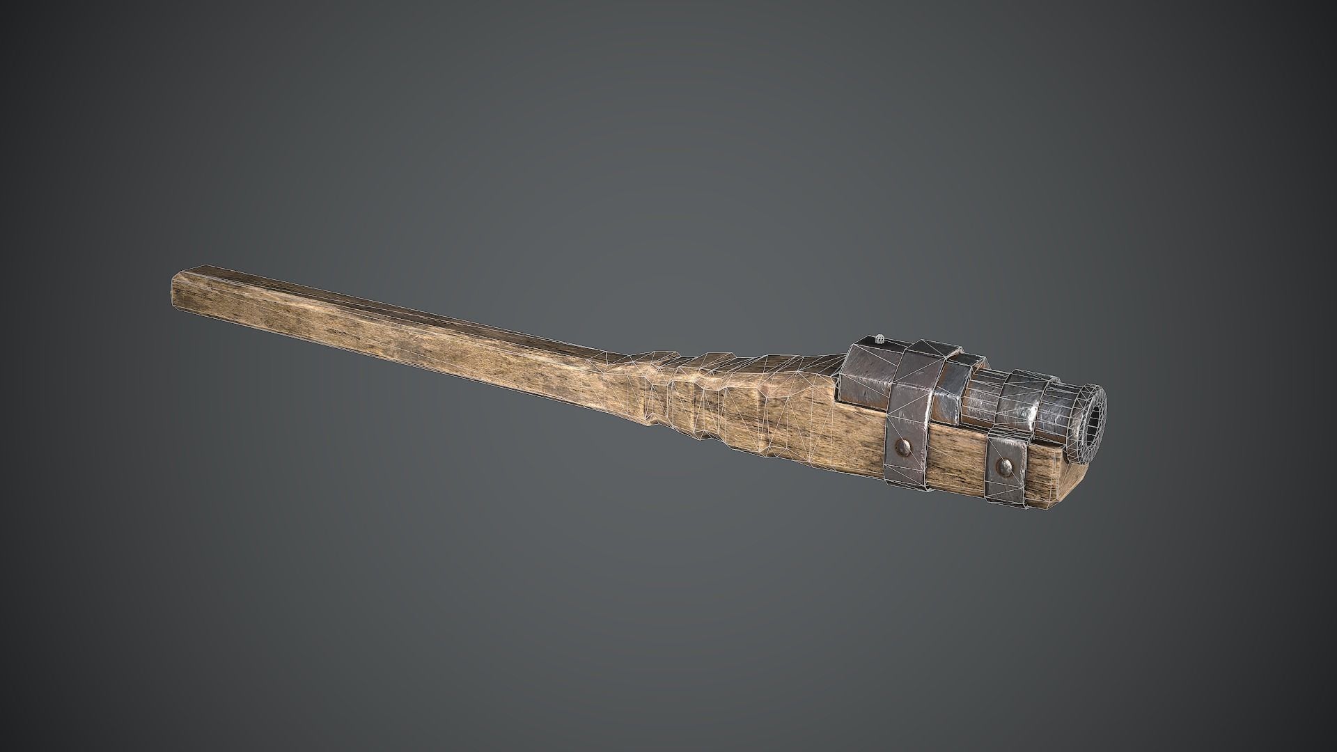 3D model Hand Cannon Medieval VR / AR / low-poly | CGTrader