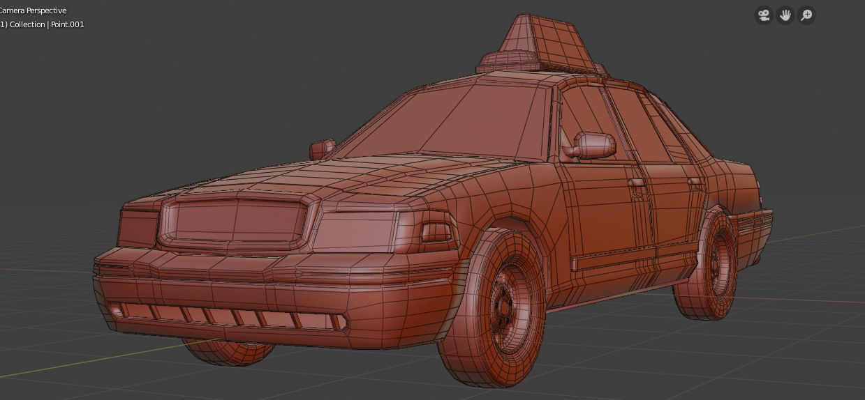 3D model Lowpoly taxi cab VR / AR / low-poly | CGTrader