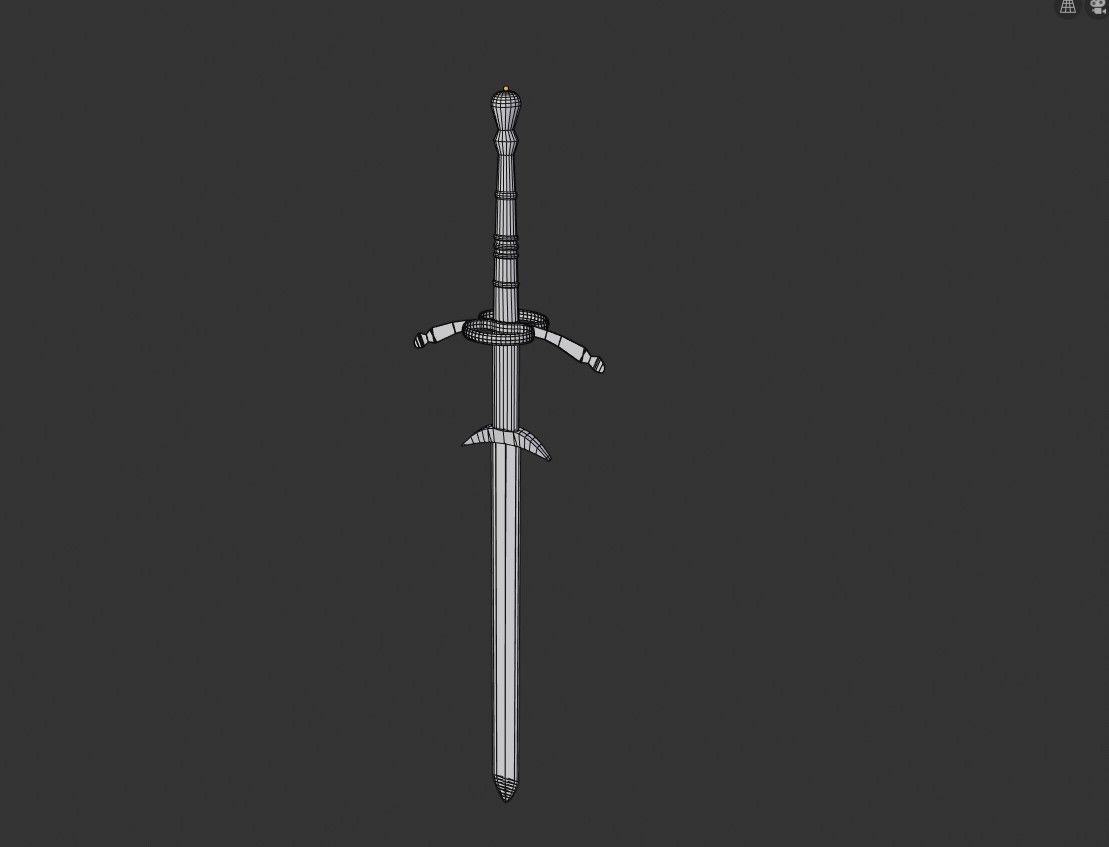 3D model Europen Medieval Great Longsword VR / AR / low-poly | CGTrader