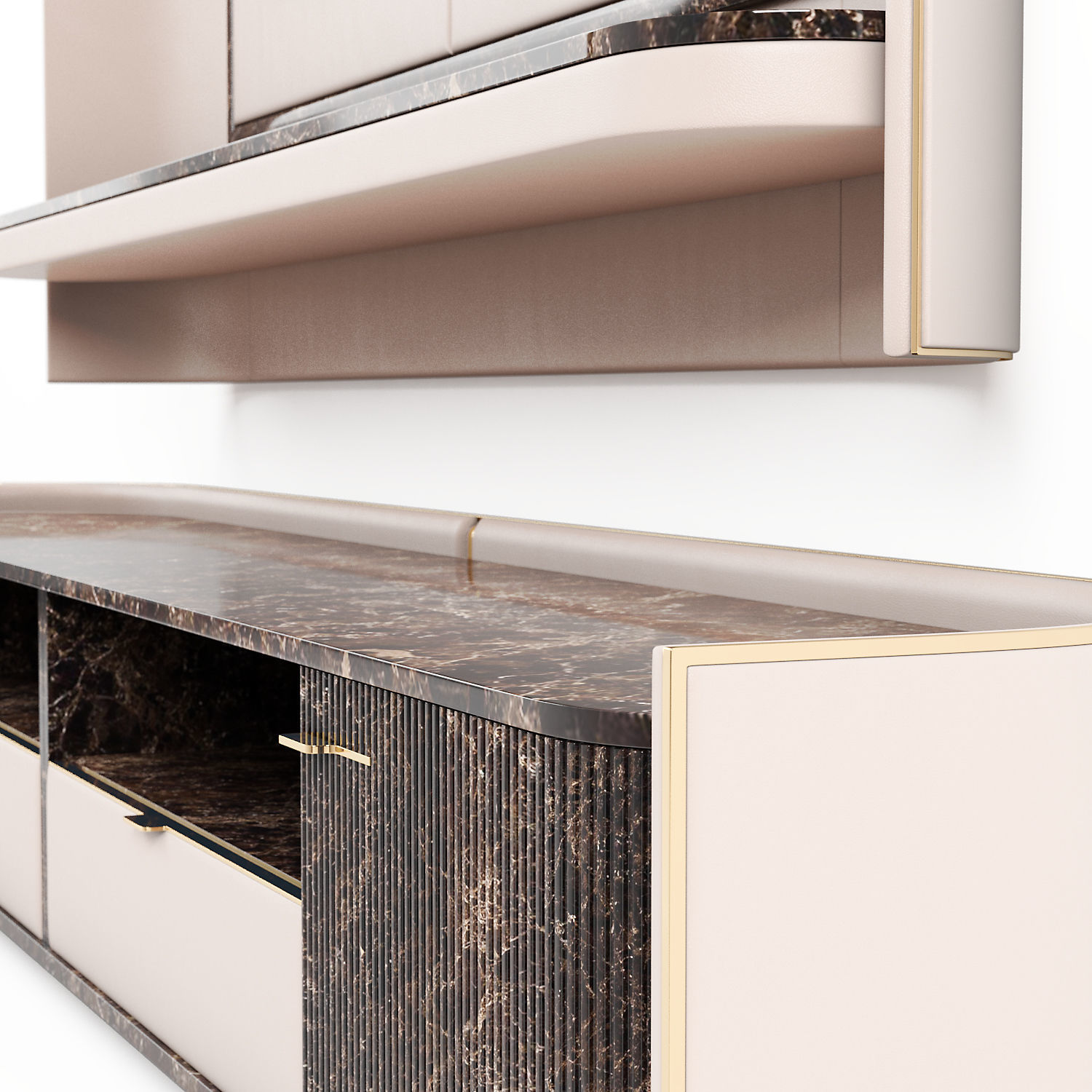 Turri Eclipse TV Unit 3D model | CGTrader