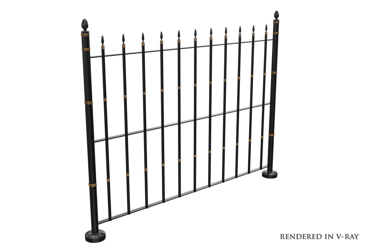 Cathedral Railing free VR / AR / low-poly 3D model | CGTrader