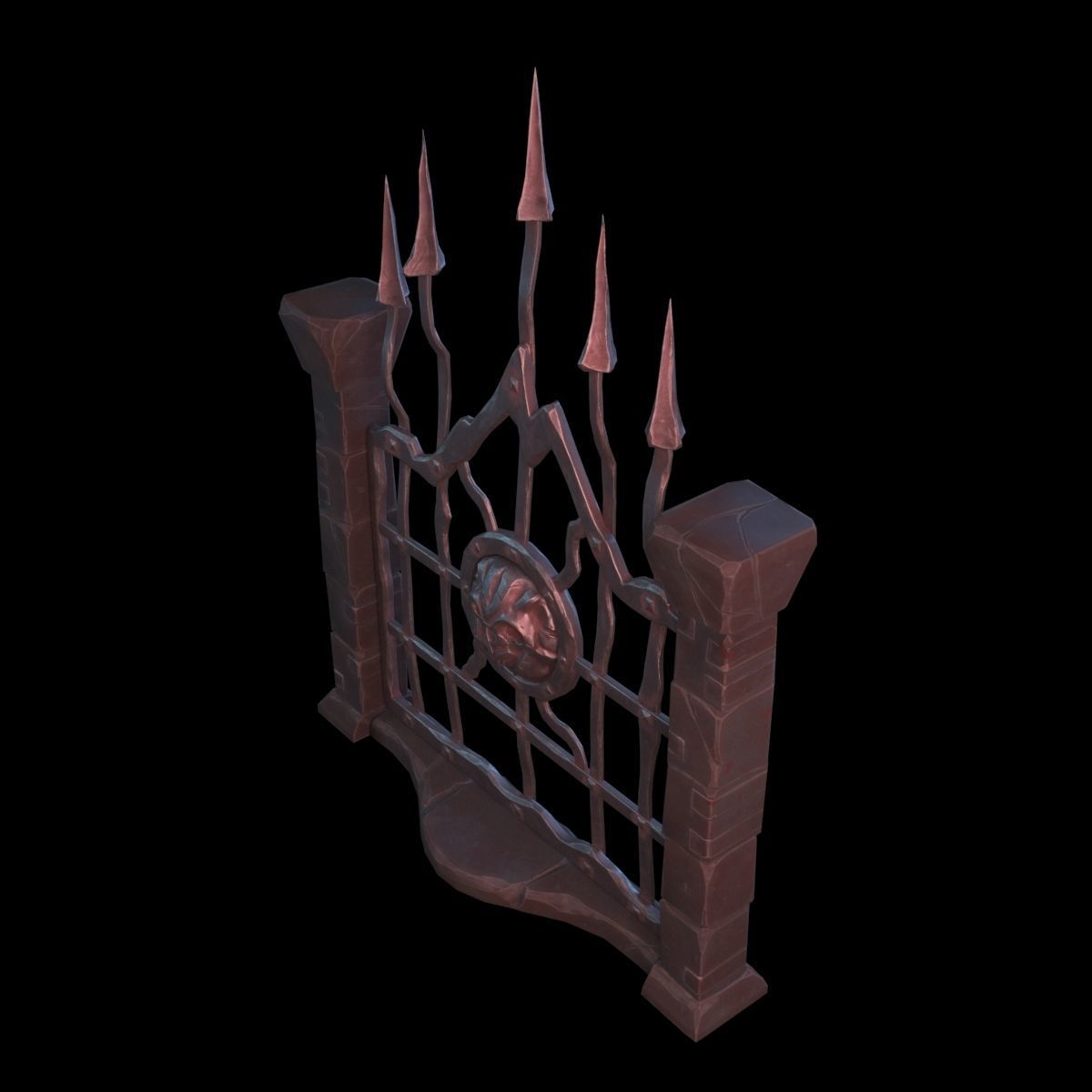 Fantasy gate 3D model | CGTrader