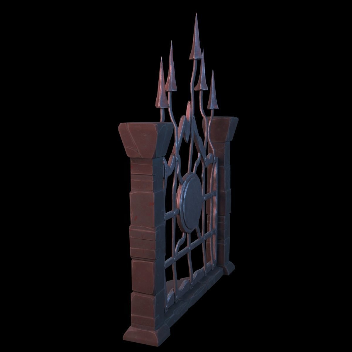 Fantasy gate 3D model | CGTrader