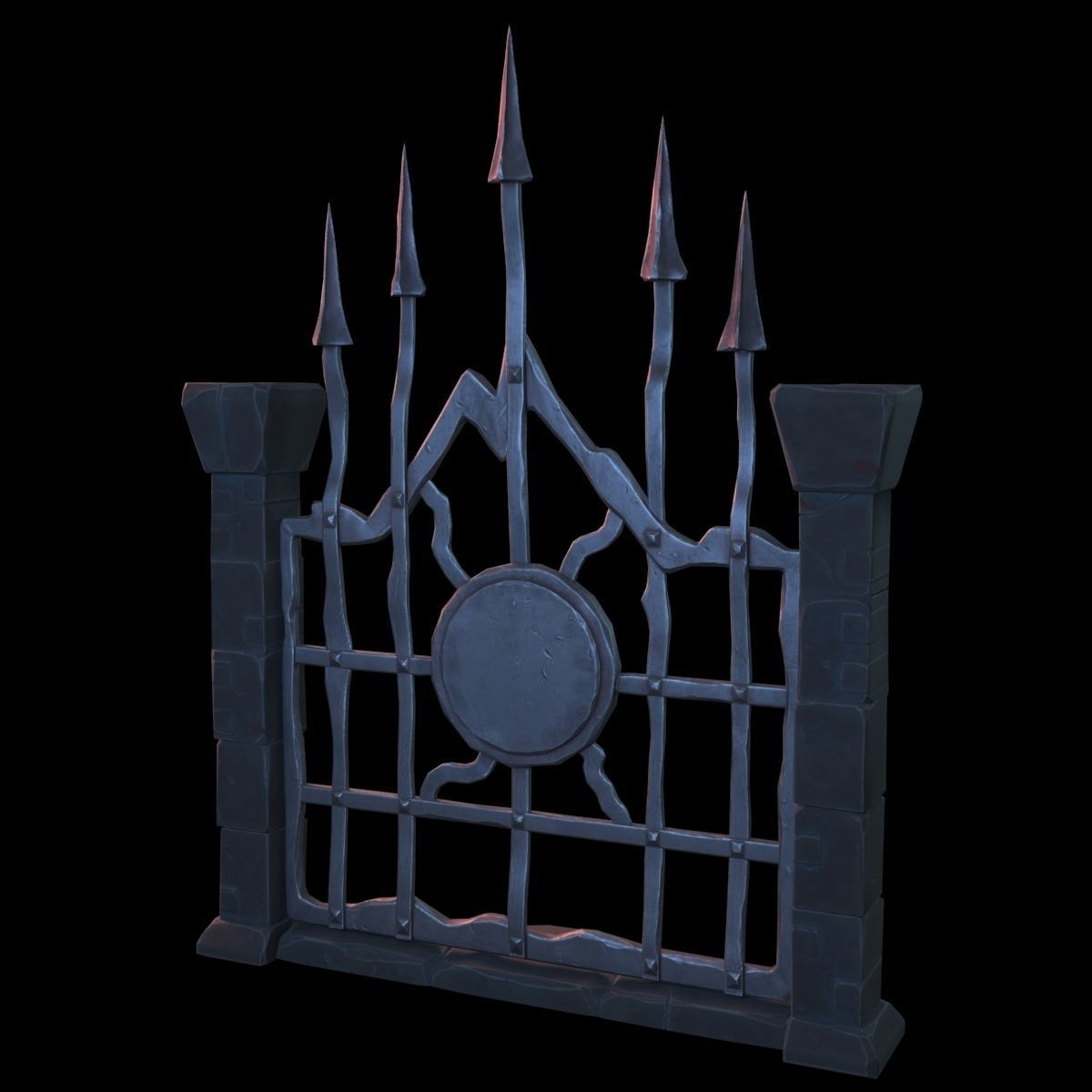 Fantasy gate 3D model | CGTrader