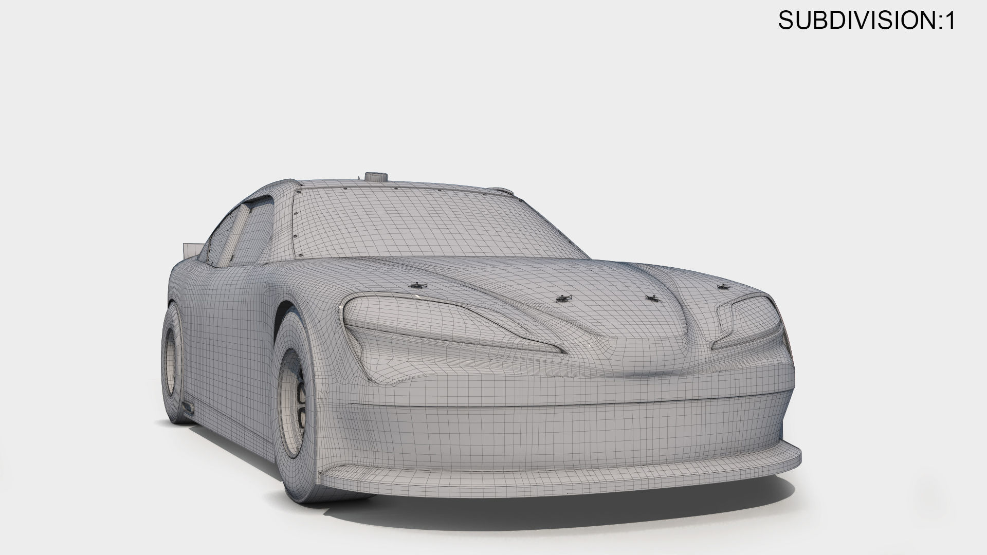 3D model Toyota Supra 2019 Nascar VR / AR / low-poly | CGTrader