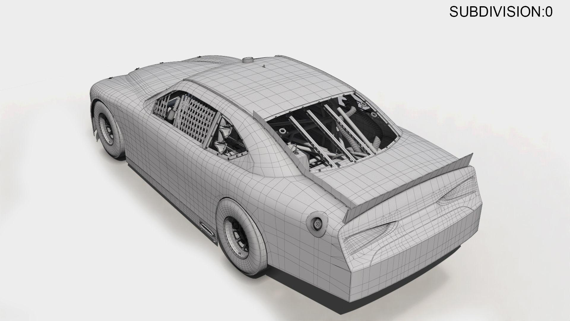 3D model Toyota Supra 2019 Nascar VR / AR / low-poly | CGTrader