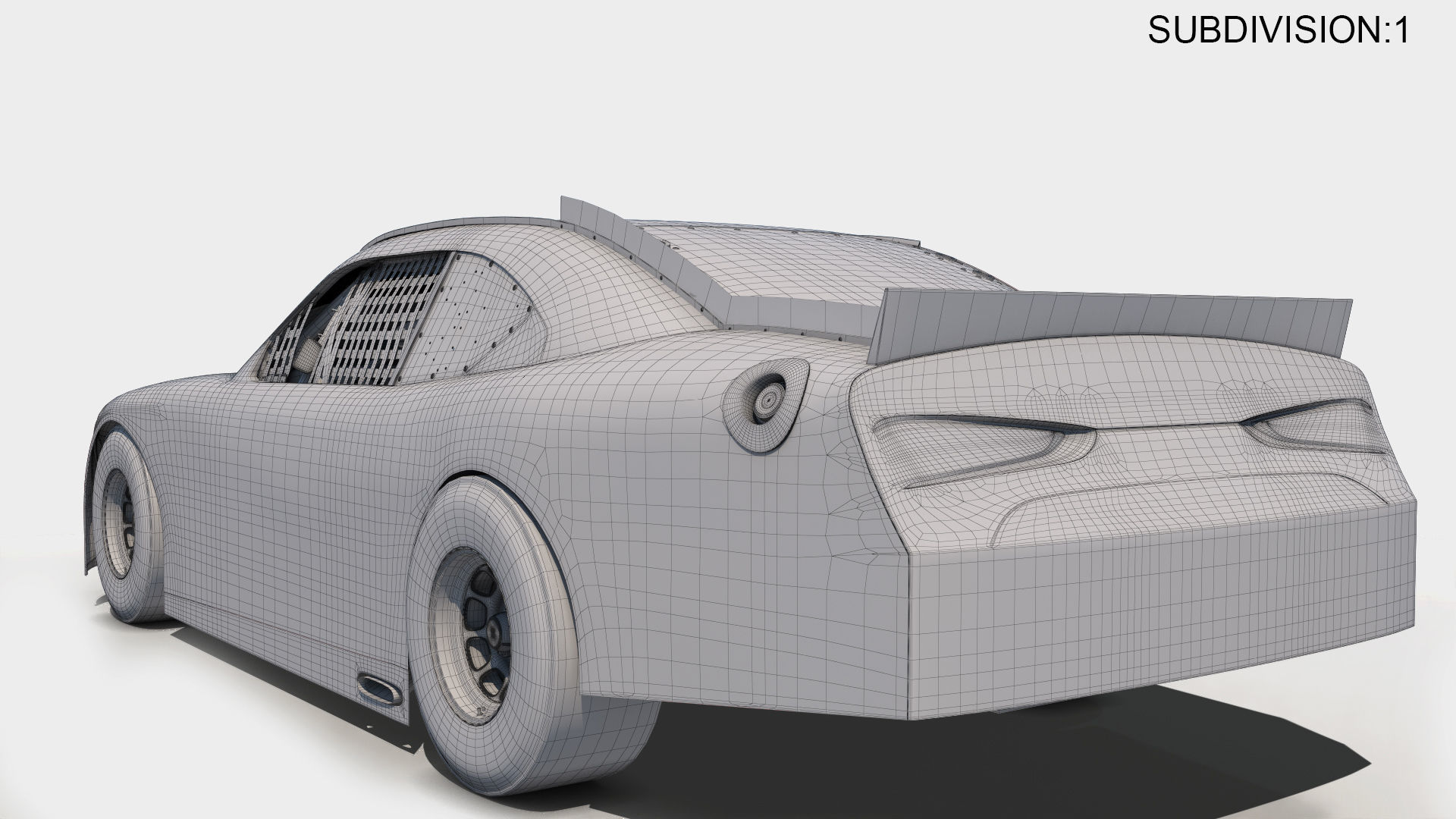 3D model Toyota Supra 2019 Nascar VR / AR / low-poly | CGTrader