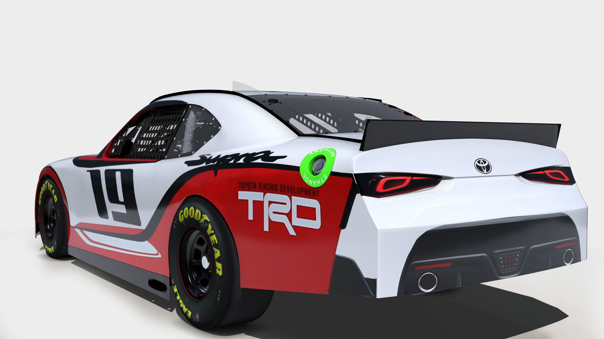 3D model Toyota Supra 2019 Nascar VR / AR / low-poly | CGTrader