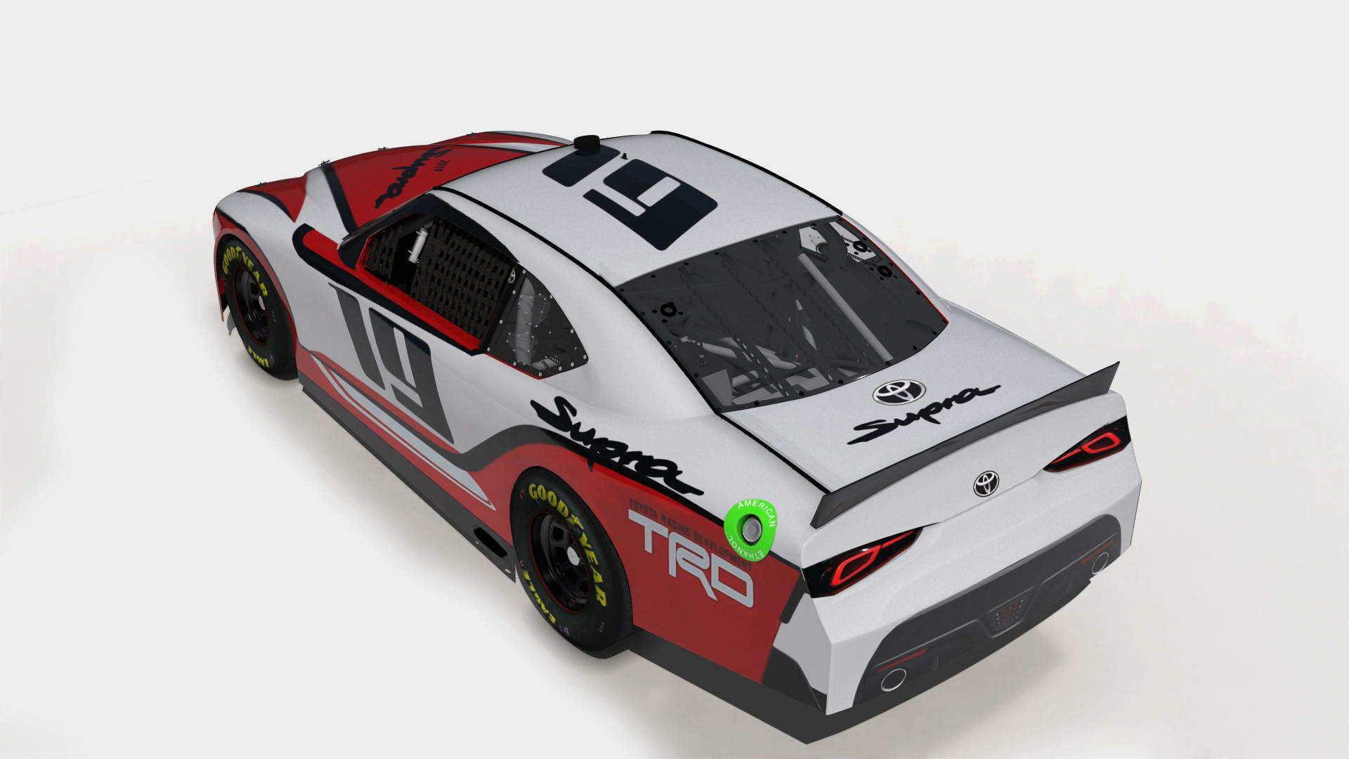 3D model Toyota Supra 2019 Nascar VR / AR / low-poly | CGTrader