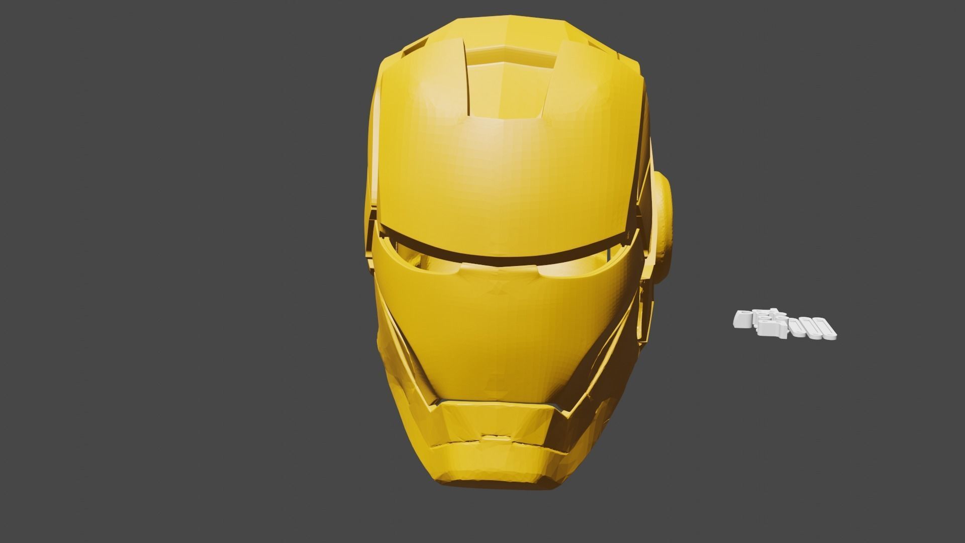 Iron Man Printable Helmet 3D model 3D printable | CGTrader