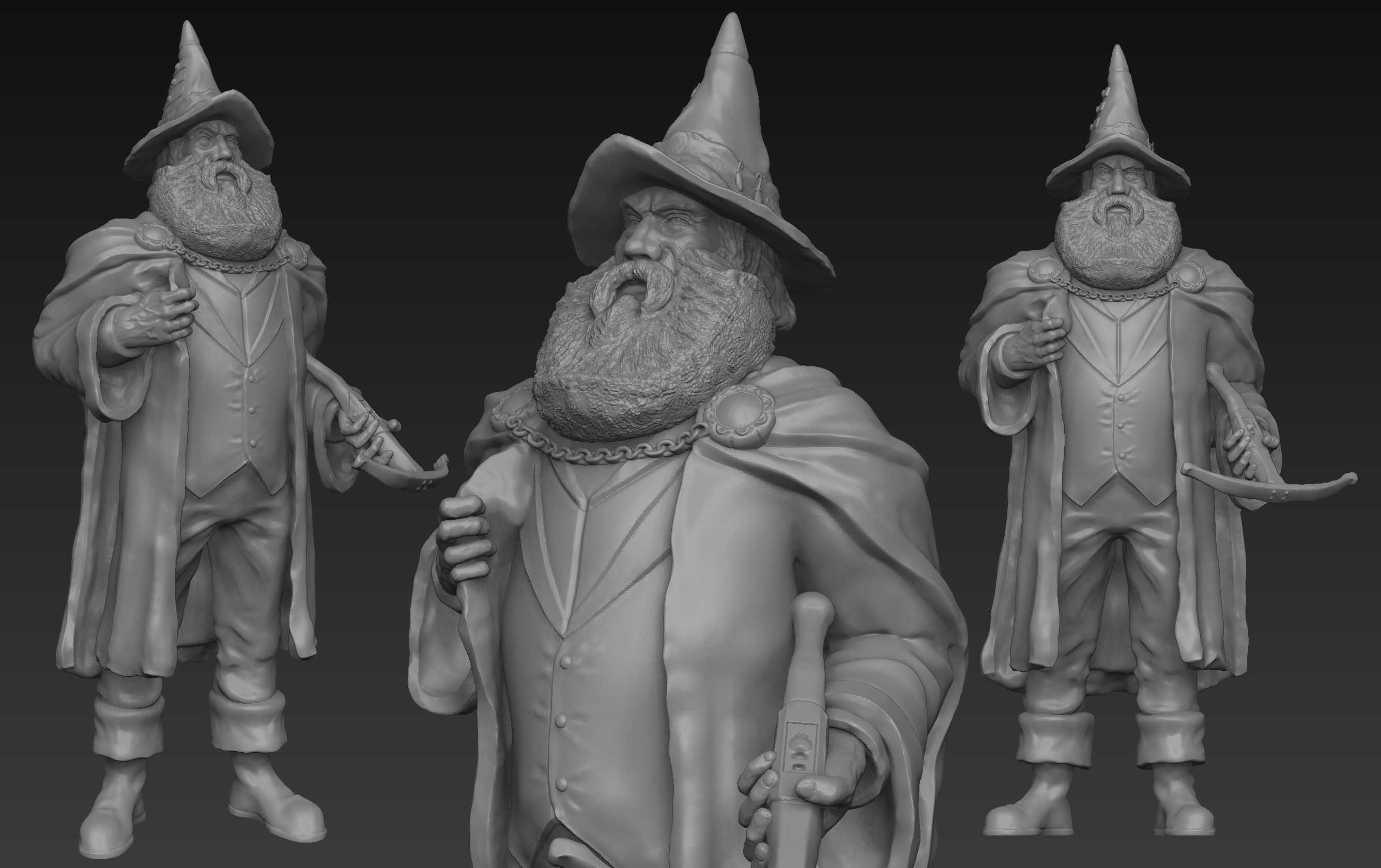 Mustrum Ricully - Discworld - 3D print ready 3D model 3D printable ...