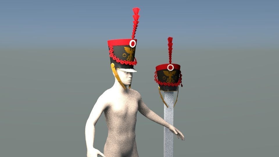 Shako 1800 version 2 3D model | CGTrader