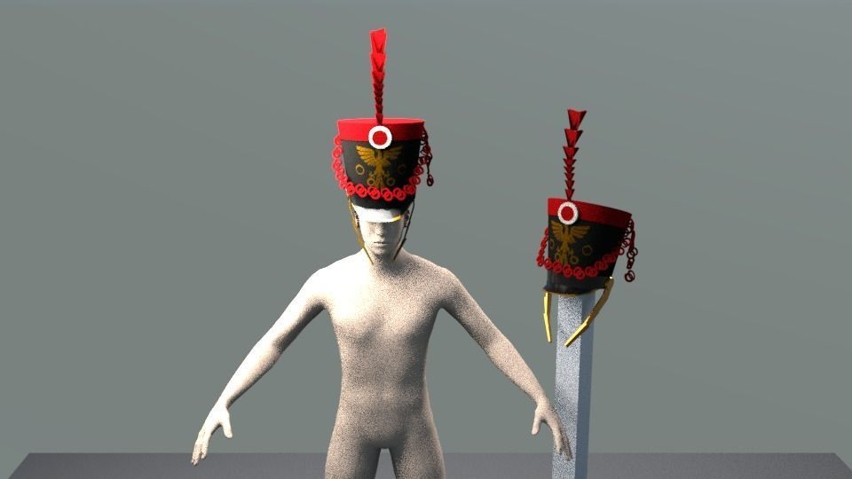Shako 1800 version 2 3D model | CGTrader