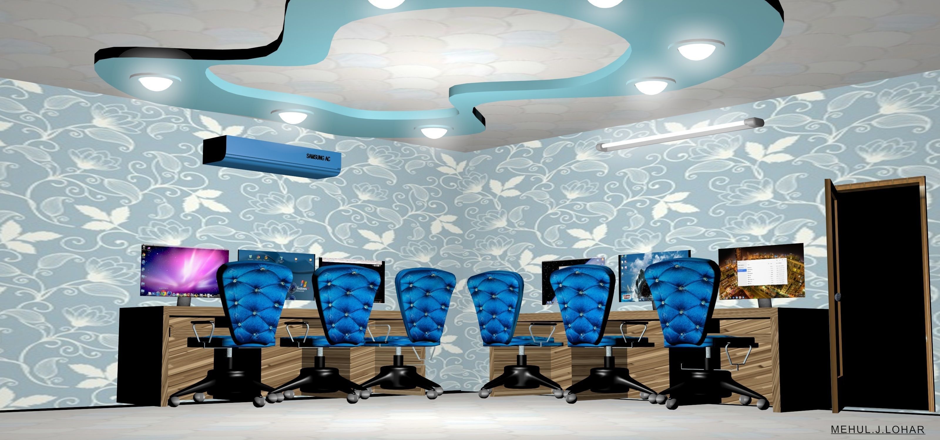 Computer lab 3d model 3D model | CGTrader