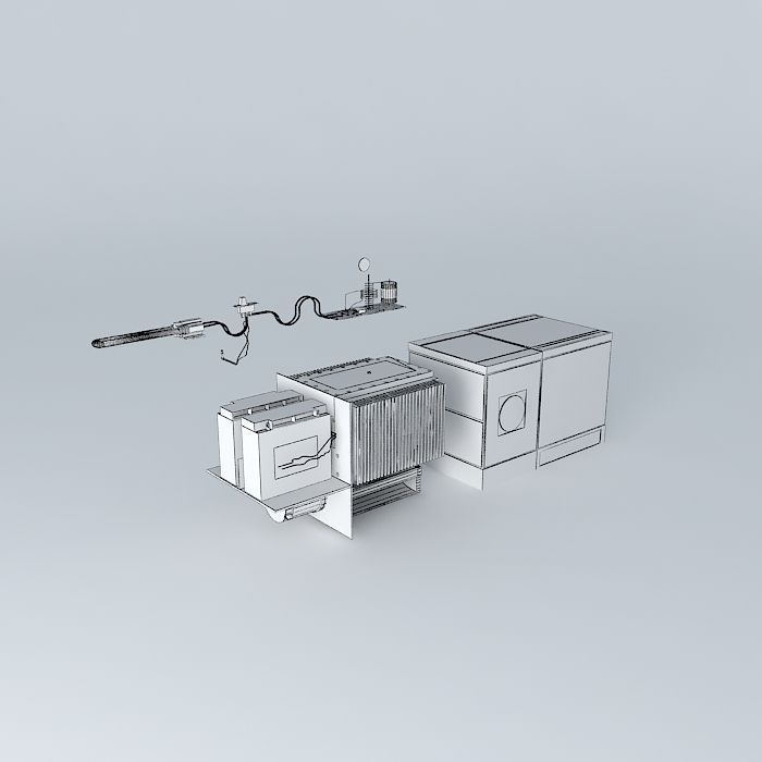 mini nuclear energy reactor free 3D model | CGTrader