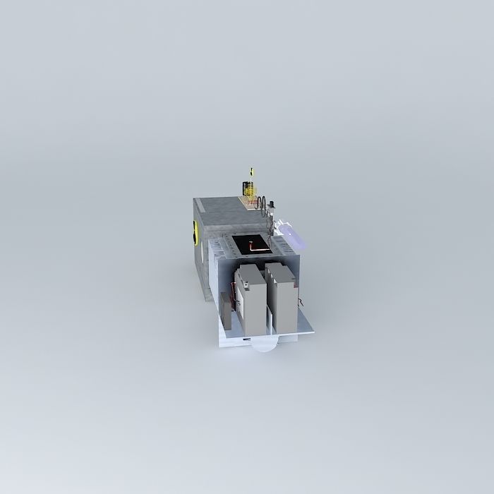 mini nuclear energy reactor free 3D model | CGTrader
