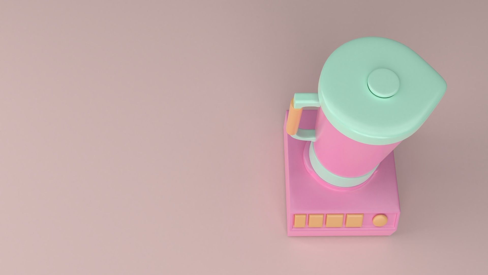 Baby blender 3D model | CGTrader