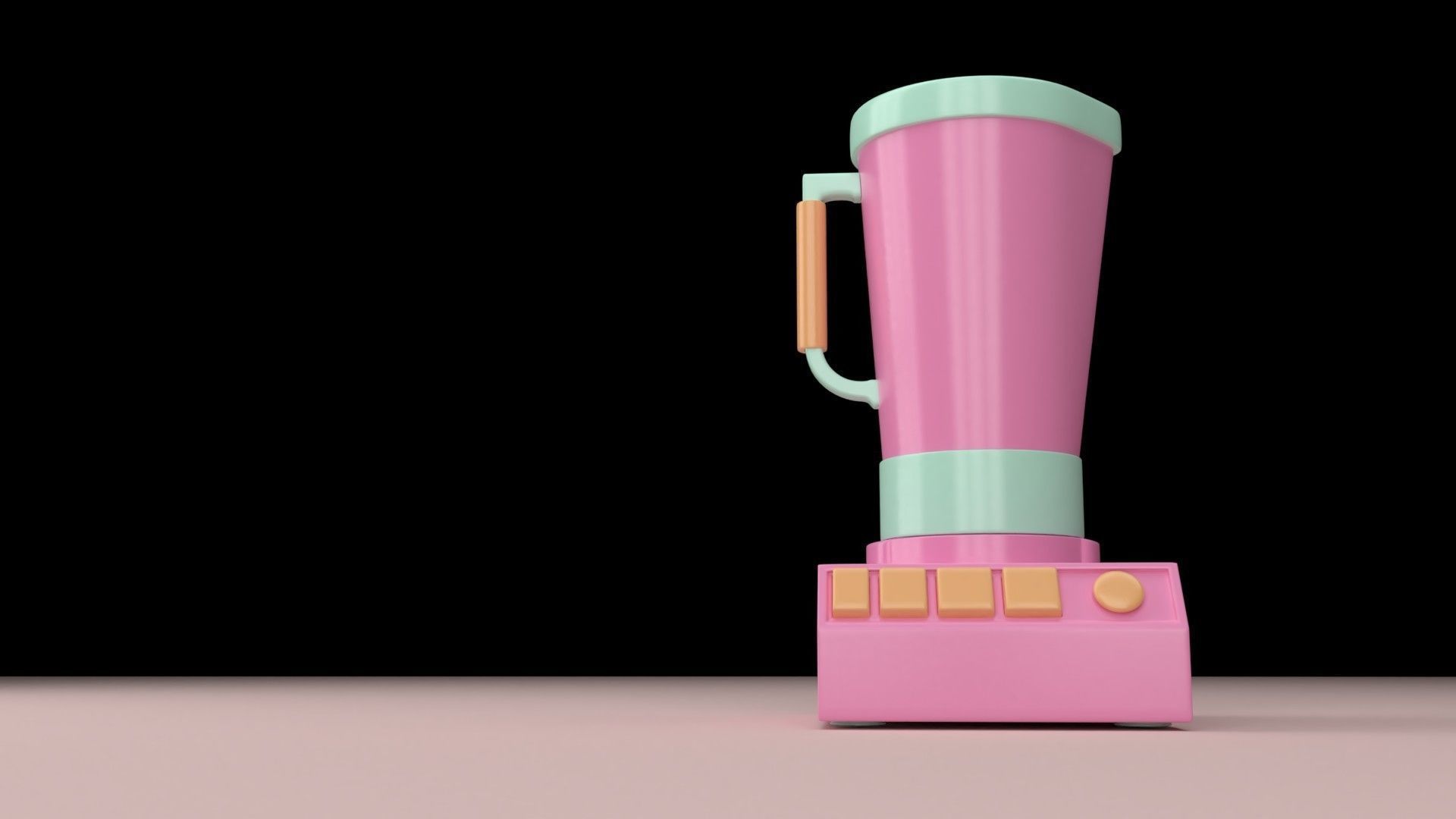 Baby blender 3D model | CGTrader