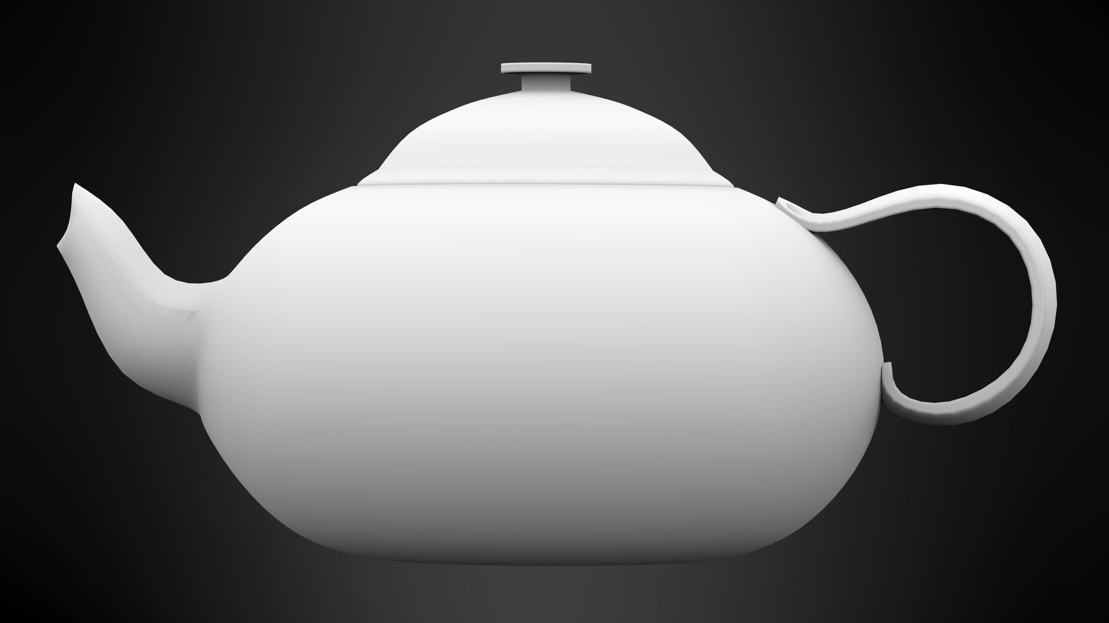 Tea Set silver teapot free 3D model | CGTrader