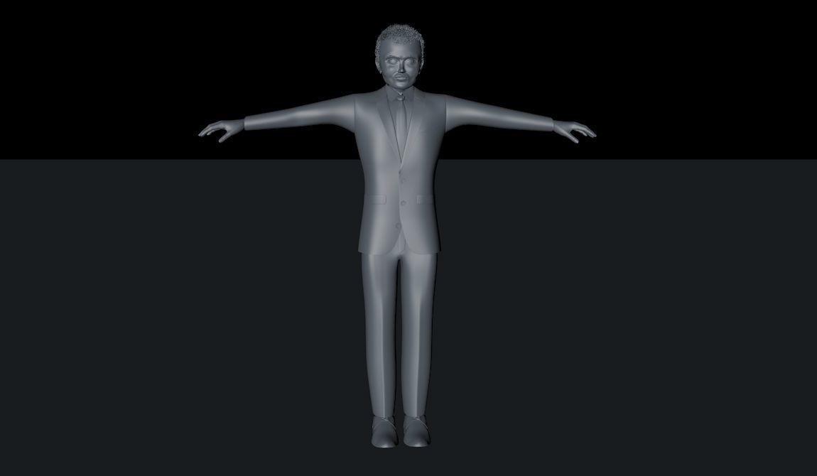 Simple Business Man 3D model | CGTrader
