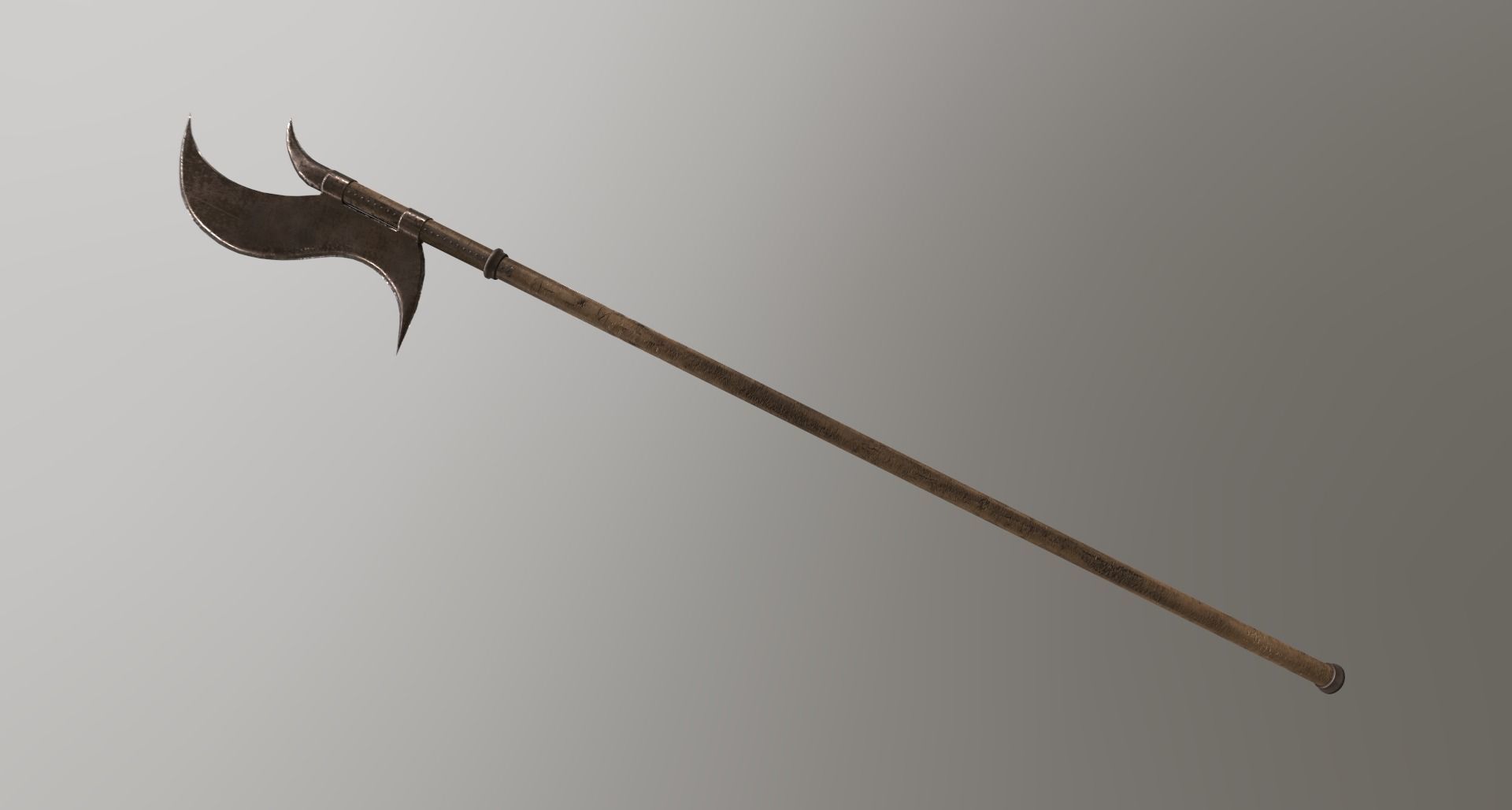 3D model Medieval Bardiche VR / AR / low-poly | CGTrader