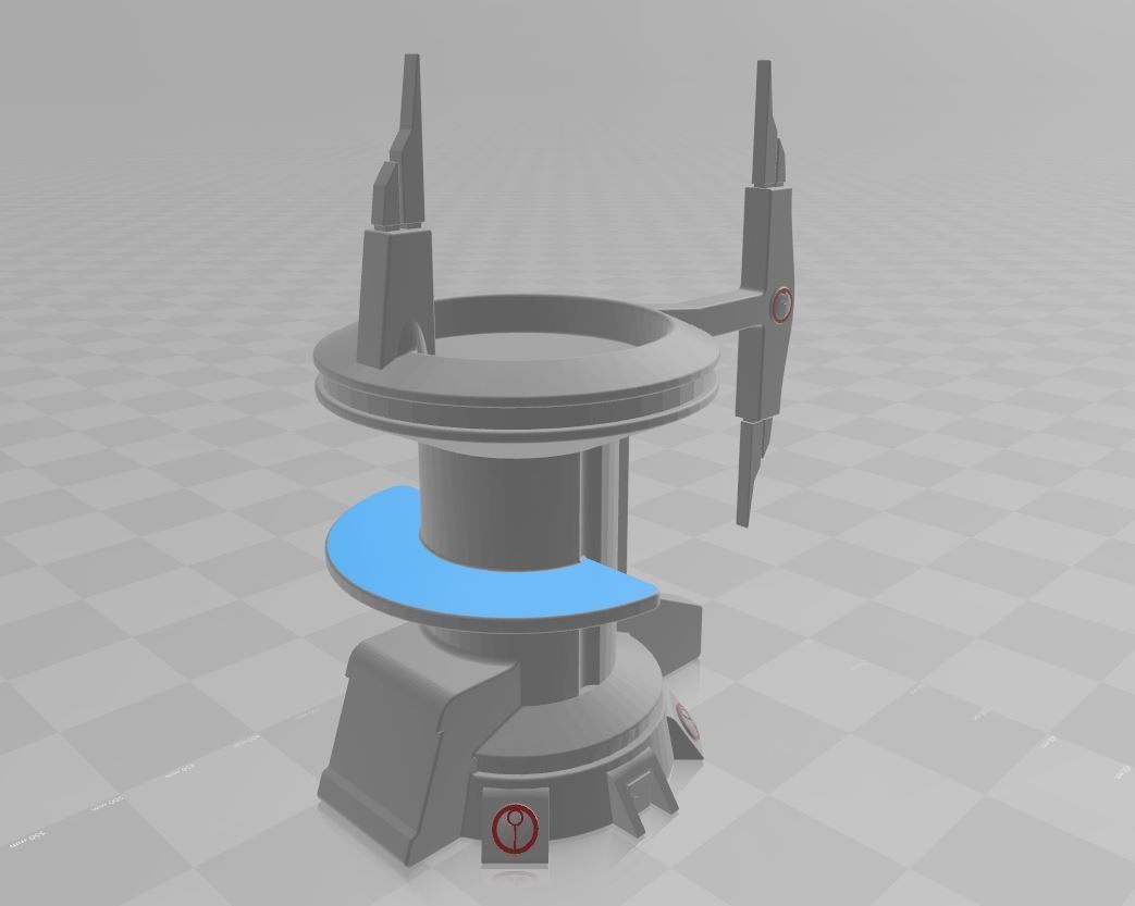 Tau Building Tower 3D model 3D printable | CGTrader