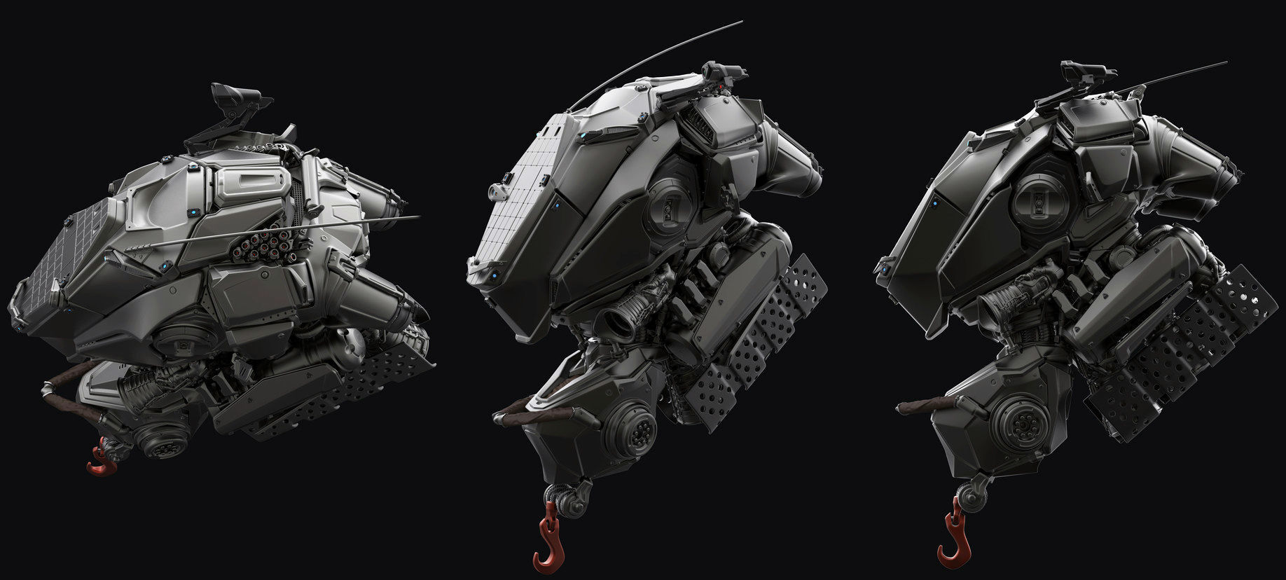 Highpoly Battle Mech 3D model | CGTrader
